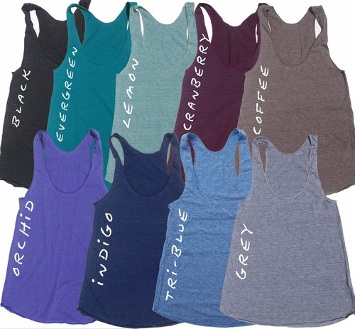 American Apparel - Ladies Triblend Racerback Tank Top, T-Shirt, Women's ...