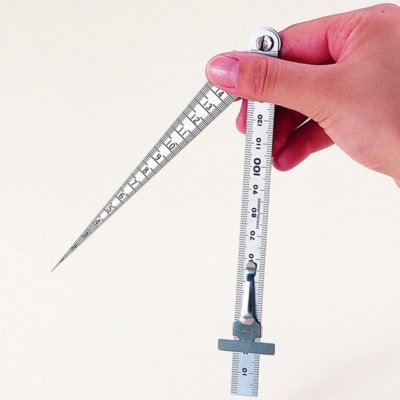 SHINWA Taper Gauge Measuring Metalworking Tools Scale with Rule 1 - 15 ...