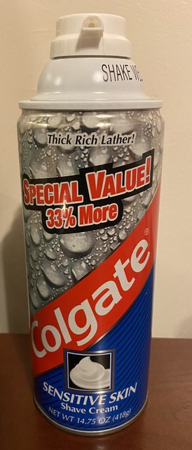 Colgate Sensitive Skin Shave Cream 14.75oz. - Vintage NOS Can RARE for ...