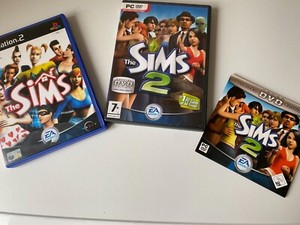 SIMS bundle The Sims Playstation 2, The Sims 2 PC DVD with bonus ...