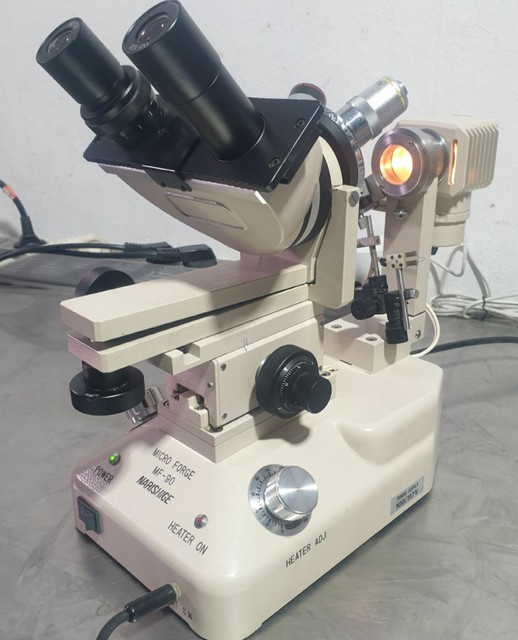 Narishige MicroForge MF-90 w 3LWD objectives 4x/10x/20X LOADED extra P ...