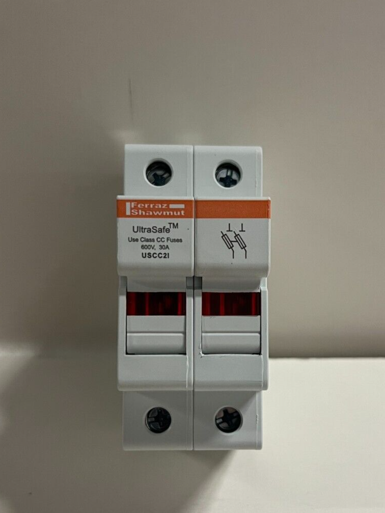 MERSEN USCC2I Fuse Block,0 to 30A,Class CC,2 Pole USCC21 New NIB | eBay
