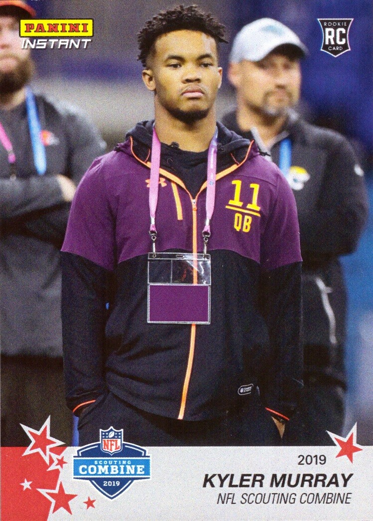 2019 Panini Instant NFL Football #1 Kyler Murray Rookie Card - Only 428 ...