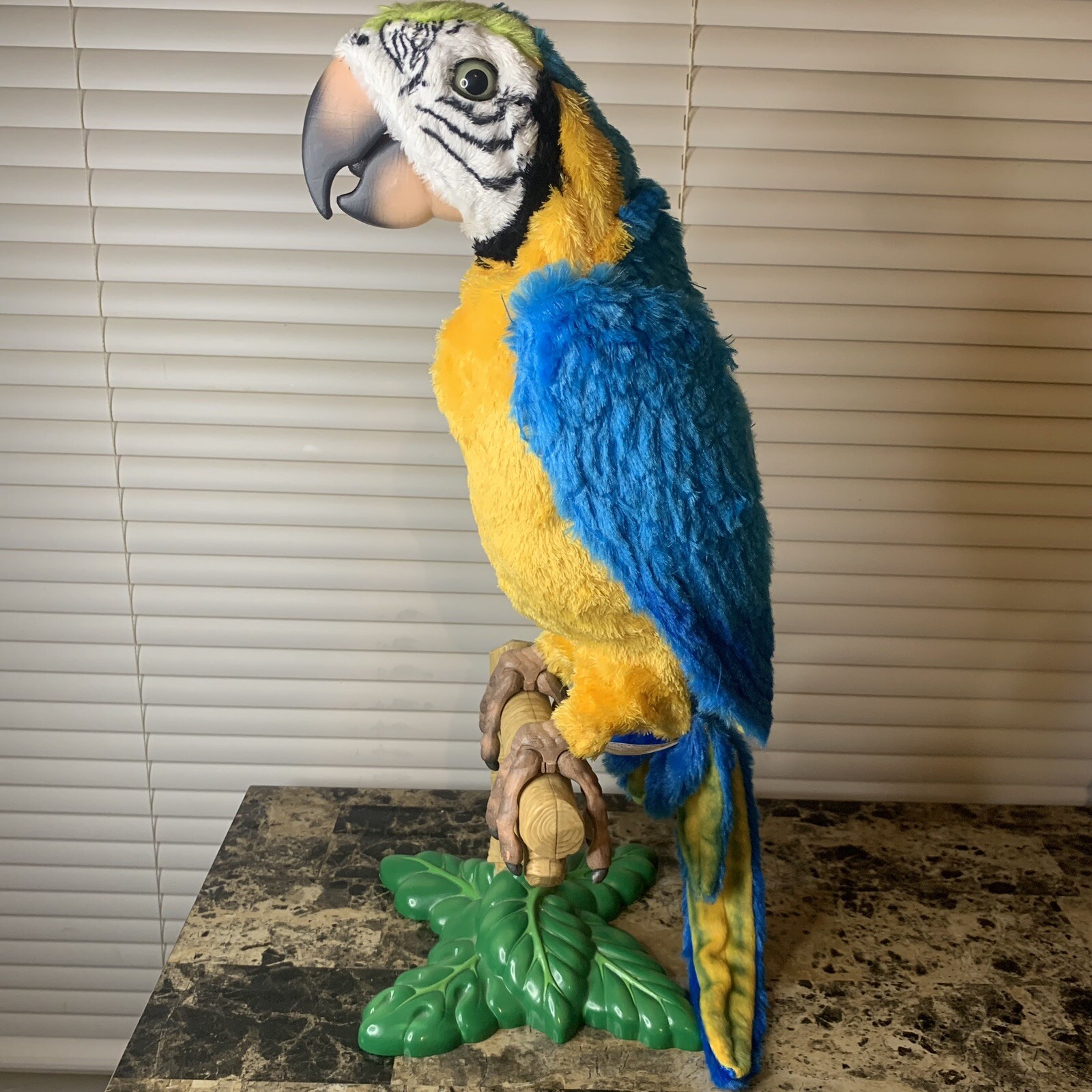 Vintage Hasbro FurReal SQUAWKERS McCaw Parrot NO Remote or Cracker | eBay