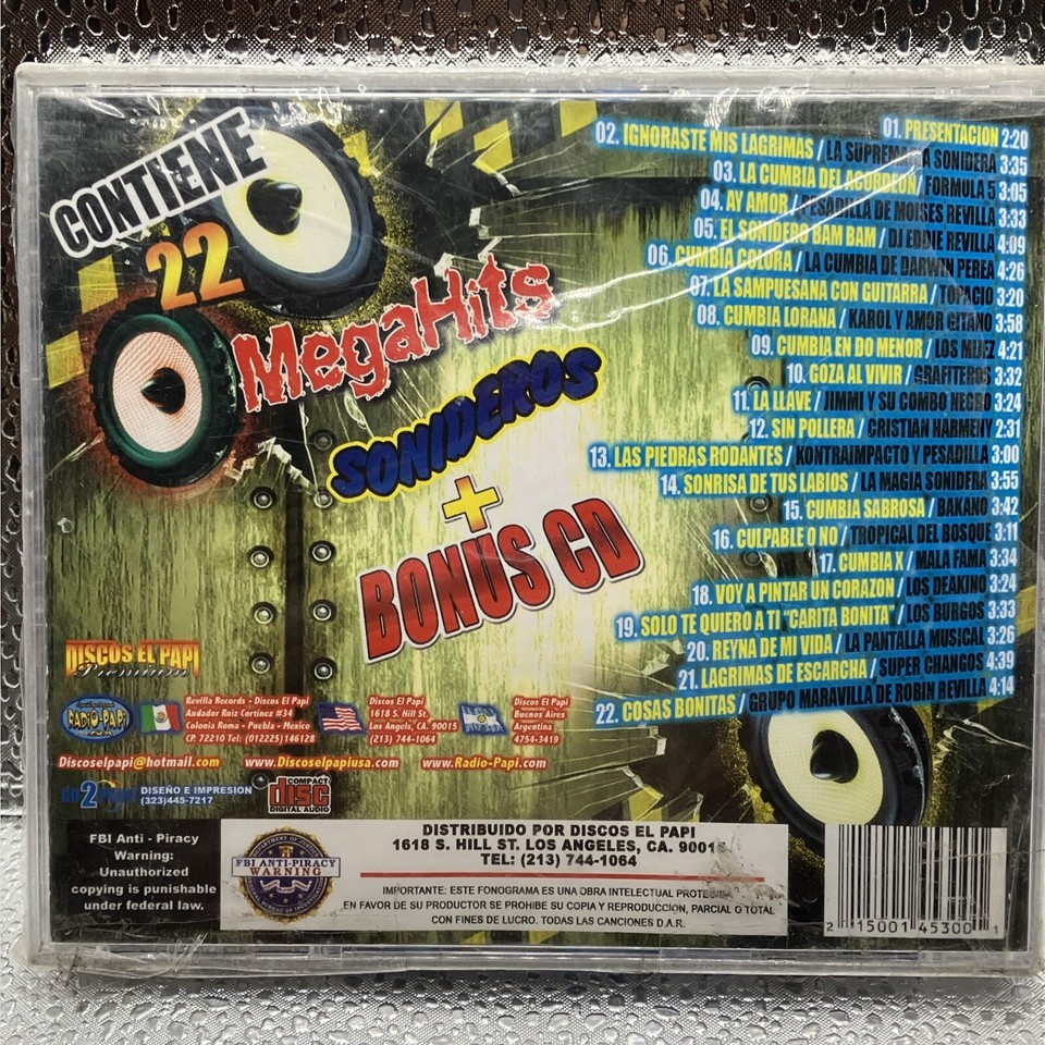 Varios Artistas Cumbias Supremas 22 Mega Hits CD | eBay