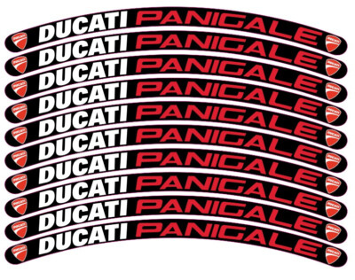 Ducati Panigale Rim Stripes Wheel Small Decals Laminated Stickers ...