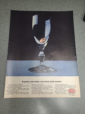 Four Roses Print Ad 1962 10x13 | eBay