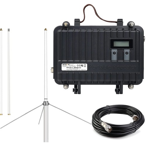 Retevis RT97 GMRS Repeater Kit Full Duplex Base Station &Antenna ...