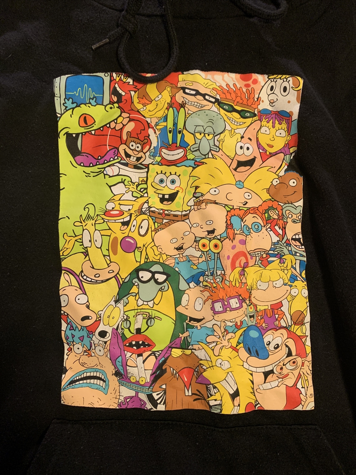Nickelodeon Hoodie Hey Arnold Rugrats Spongebob Sweat… - Gem