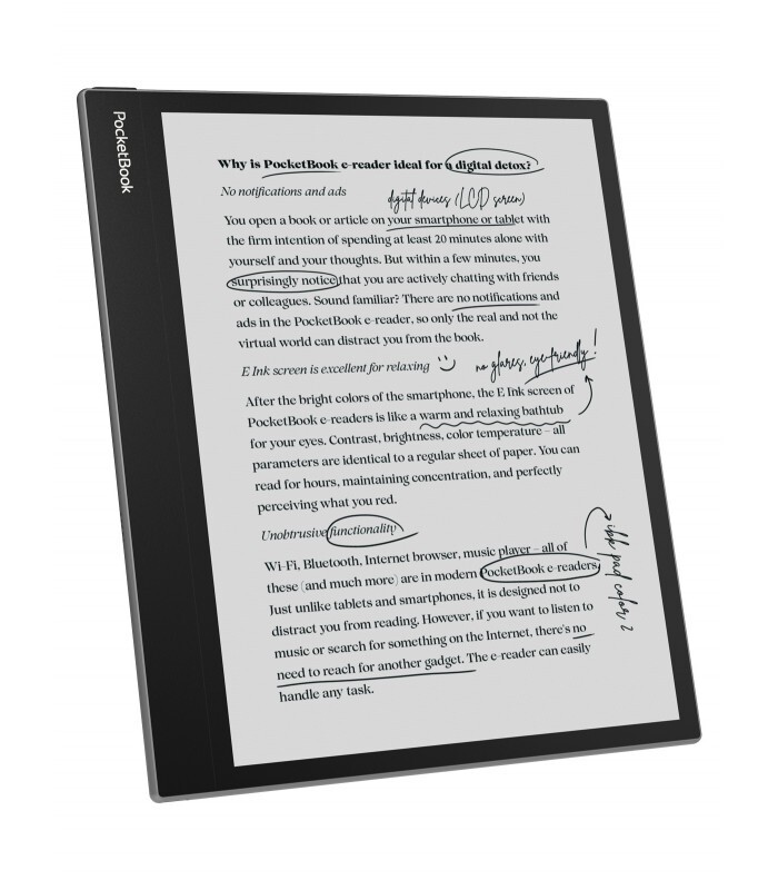 PocketBook 10.3" InkPad Eo Mist Grey eBook 64GB Bluetooth 5 Wi-Fi ...