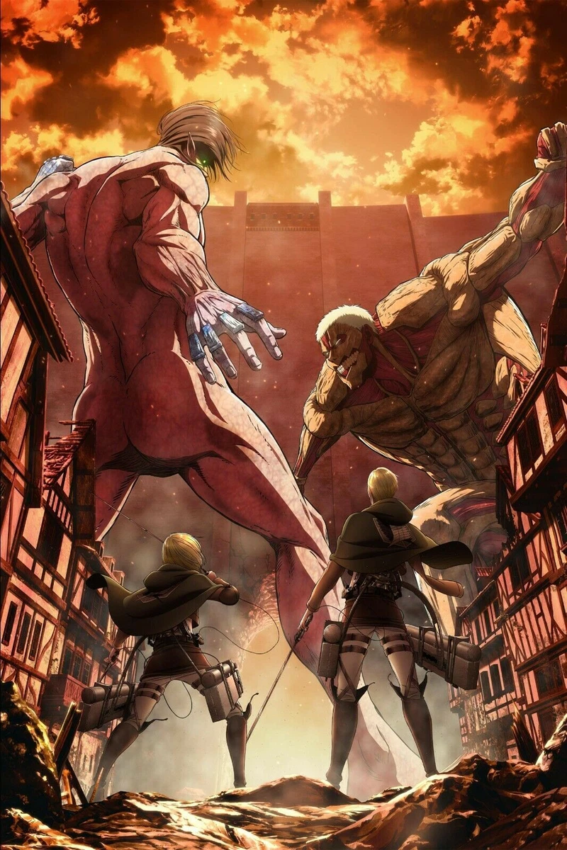 Eren Vs Armored Titan Wallpaper