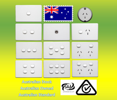 240V Double Power Point Socket Outlet GPO Wall Light Switch USB | eBay ...