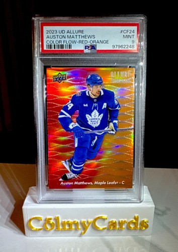 2023-24 Upper Deck Allure - Color Flow Auston Matthews #CF-24 Red ...