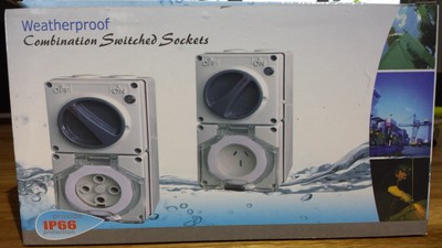 NADWAY 56CV550 5PIN 50A 500v 3 Phase Switch Socket Outlet (Clipsal ...