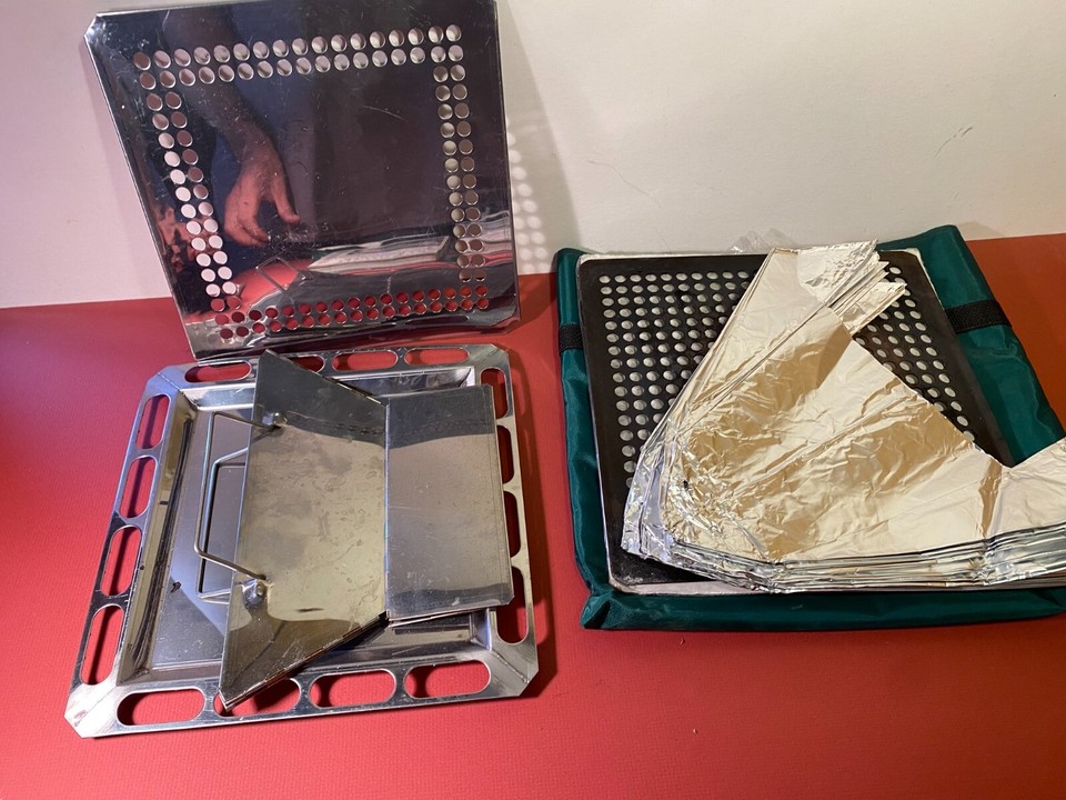 Pyromid's Eagle Outdoor Cooking System Vintage Stainless Stove Oven FOR ...