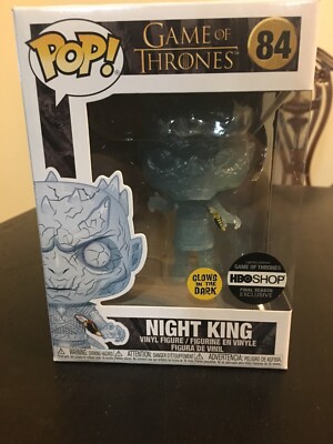 Funko Pop Games Of Thrones Night King 84 GITD HBO Shop EXC Vinyl Figure ...