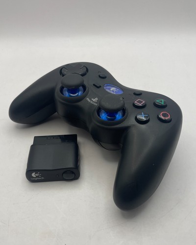 PlayStation 2 Logitech Cordless Action Controller with Receiver Dongle | eBay