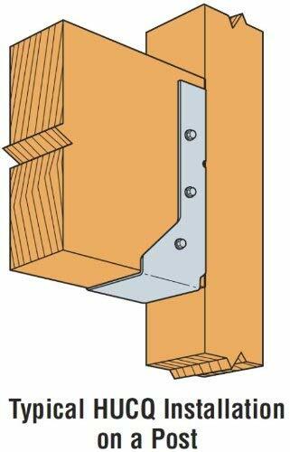 Simpson Strong-Tie HUCQ610-SDS 6 x 10 Heavy Joist Hanger With Screws 15 ...