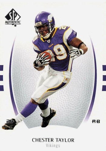 2007 SP Authentic Football Card #22 Chester Taylor | eBay