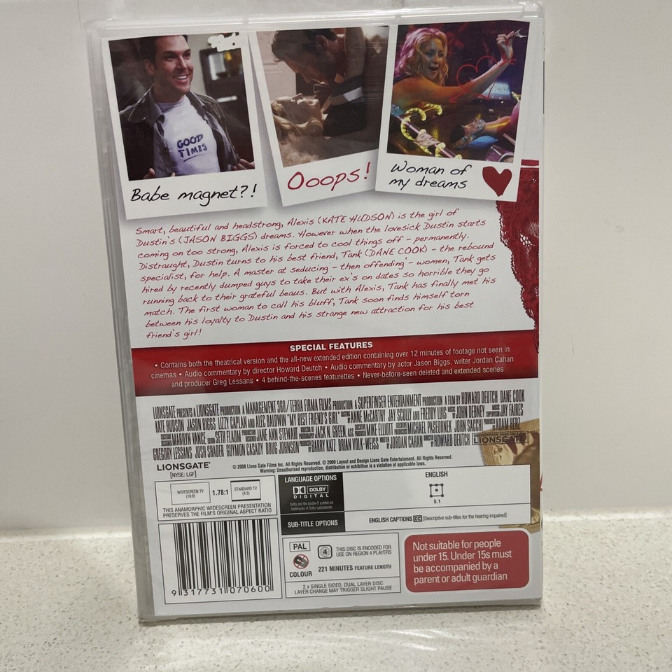 My Best Friend's Girl (Special Edition, DVD, 2008) Kate Hudson Jason ...