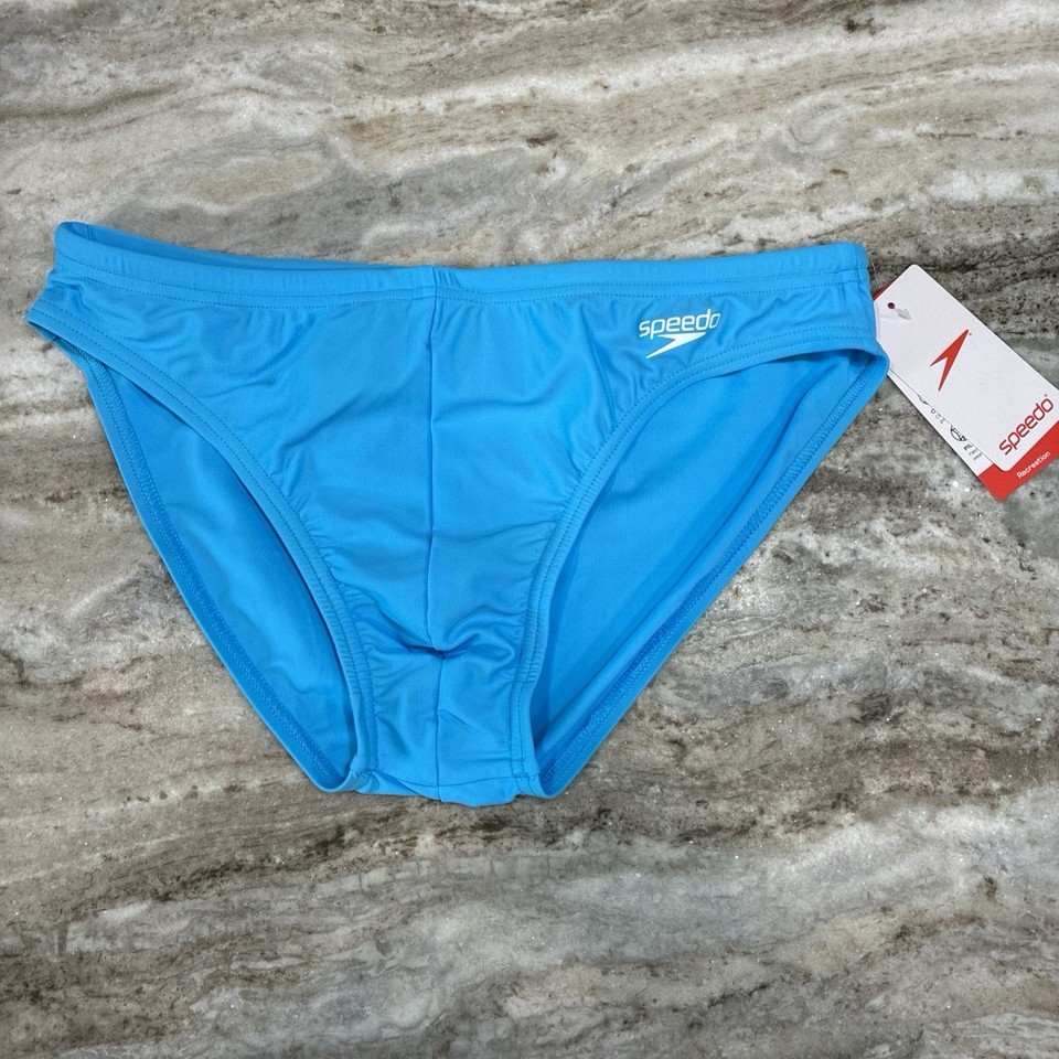 New Speedo Men's Endurance Solid Solar 1" Swim Racing Brief 36 ...