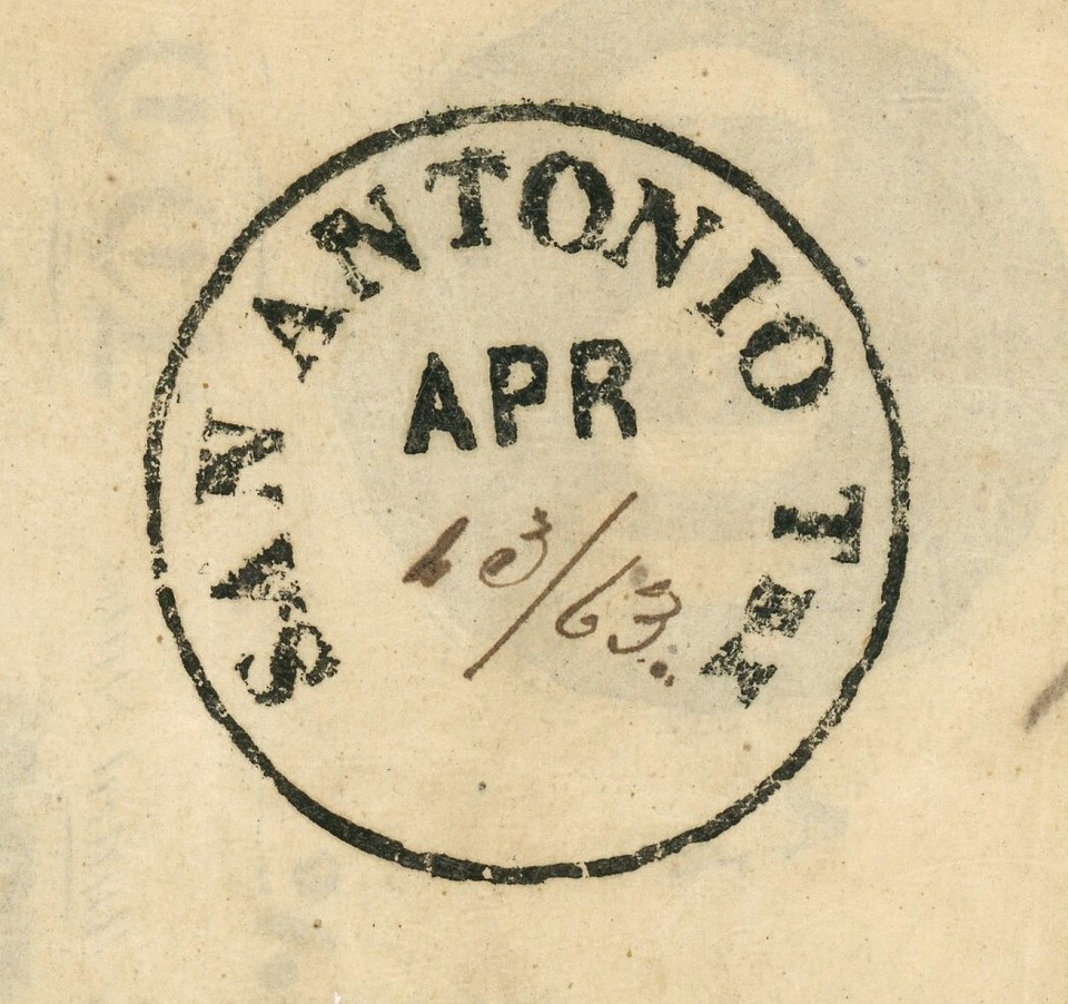 1862 T-39 $100 The Confederate States of America Note - San Antonio TX ...