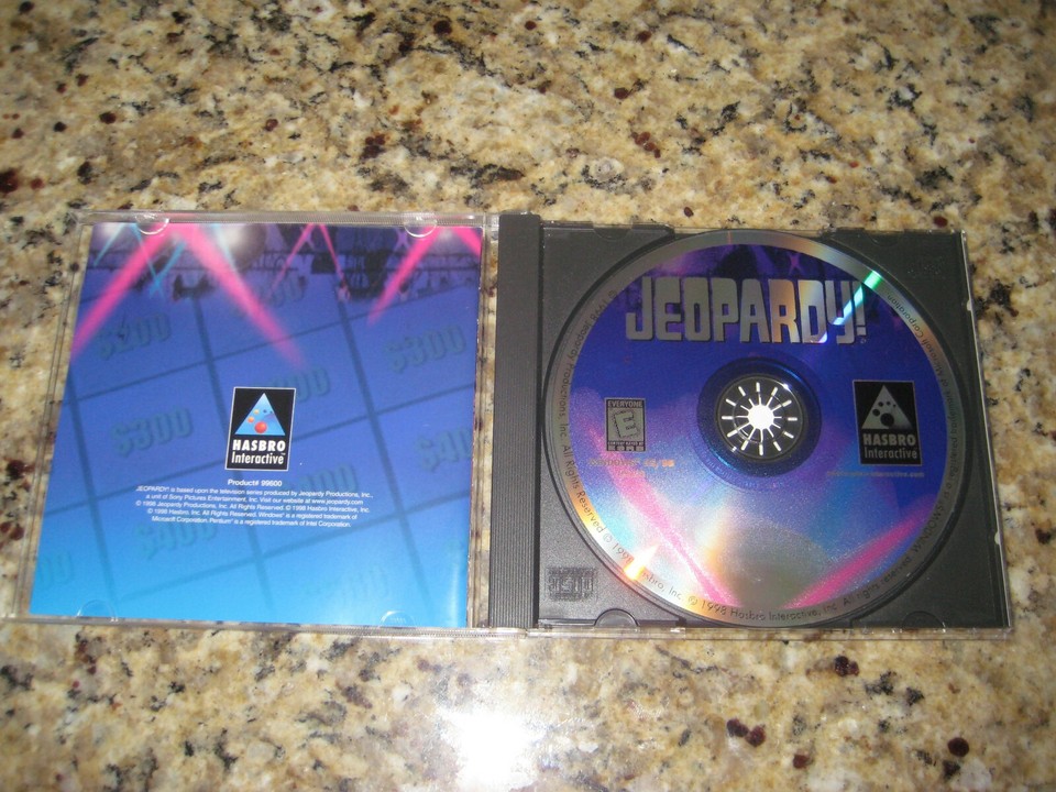 Jeopardy CD-ROM 1998 PC Video Game, Windows 95/98 Hasbro. 76930996003| eBay