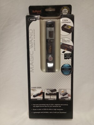 VuPoint Solutions Magic Wand Wireless Portable Handheld Scanner ST440 ...