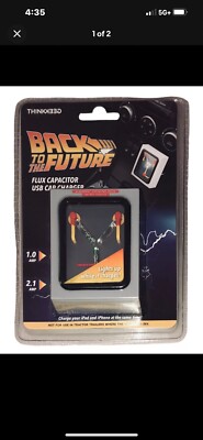 Back To The Future Flux Capacitor USB Car Charger Think Geek NIB NEW | eBay
