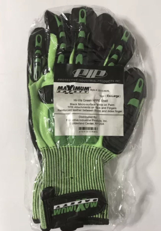 PIP Maximum Safety Gloves 120-5130M Cut Resistant A2 Impact EN388 ...