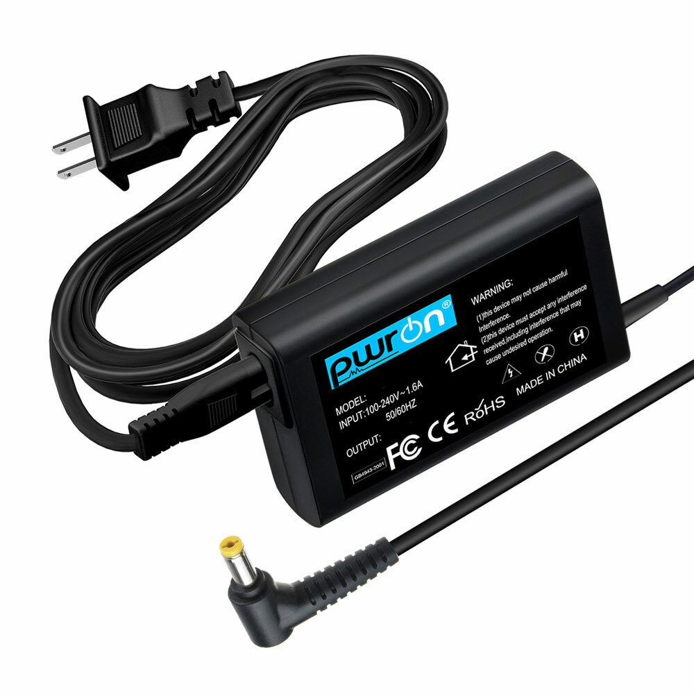 PwrON AC DC Adapter for Acer UT220HQL XG270HU ADP-40PH BB LCD Monitor ...