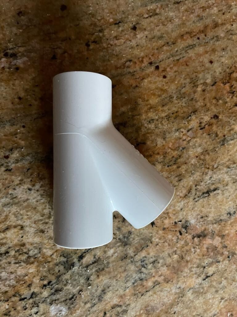 3/4" 3/4 INCH PVC Y FITTING SCHEDULE 40 WYE | eBay