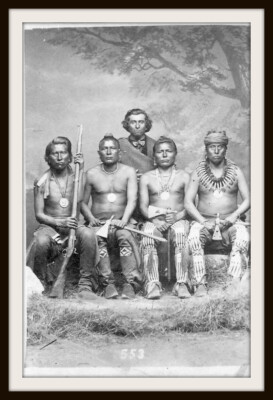 Reprint of Native American Pawnee Chiefs by FD and WH Jackson | eBay