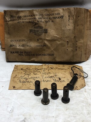 5 Harley NOS 4069-26 Springer Front Brake Cable Clevis Pin Knucklehead ...