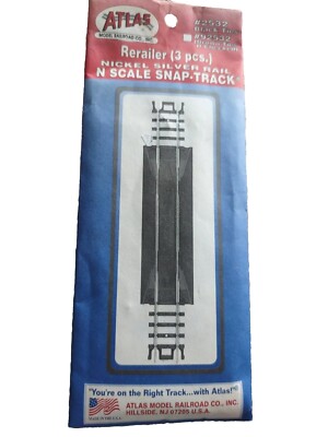 ATLAS MODEL RR CO. - #2532 - RERAILER - N SCALE SNAP TRAIN TRACK 2 ...