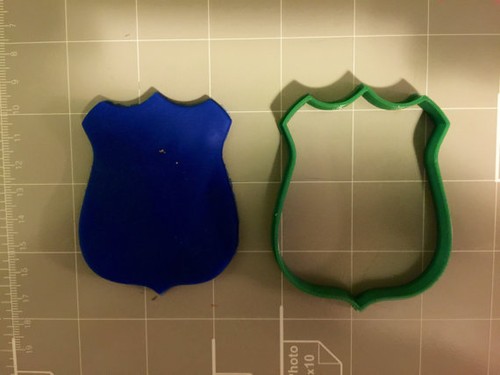 Police Badge Cookie Cutter (Select your own size) | eBay