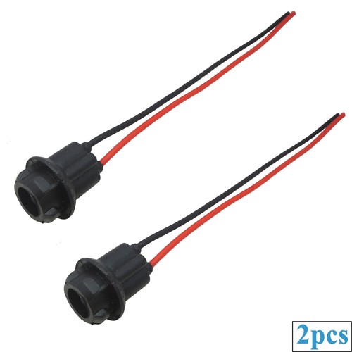 2pcs T10 168 194 W5W 2825 Female Socket Extension Wire Harness Adapter ...