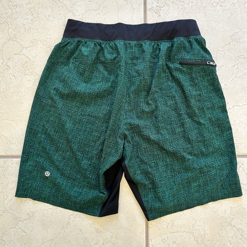 Lululemon Men's Shorts Geometric Print Elastic Band Drawstring Size ...
