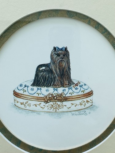 Wanda Lee King Charles Spaniel Yorkie Scottie Bijon Dog Framed ...