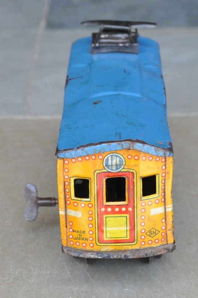 Vintage Windup SN Trademark 159 Litho Cable Car/Tram Tin Toy, Japan ...