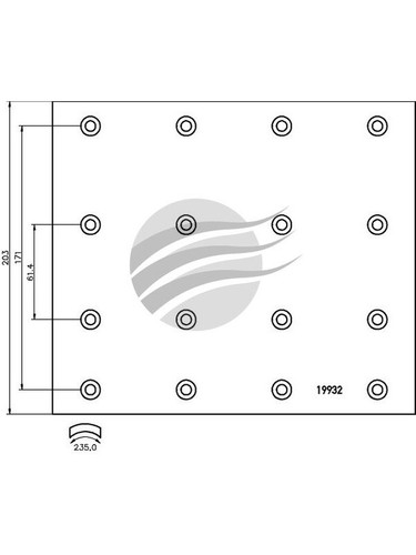 Textar Commercial Lining For Daf Iveco Man For Mercedes -Benz (1993201 ...