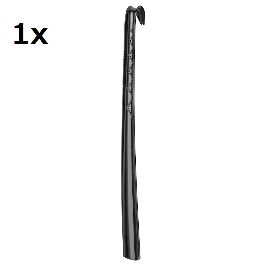 IKEA OMSORG Plastic Shoehorn Long Handled Shoe remover Mobility Black ...