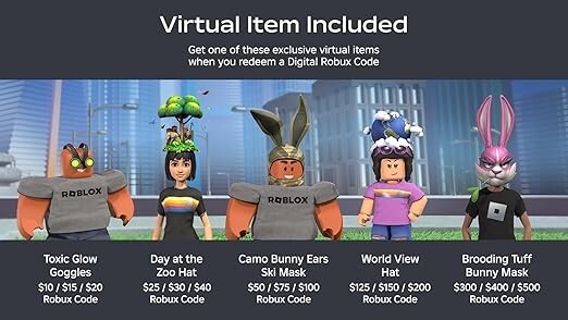 Roblox Digital Gift Card - 1,000 Robux [Includes Exclusive Virtual Item] [Digita | eBay