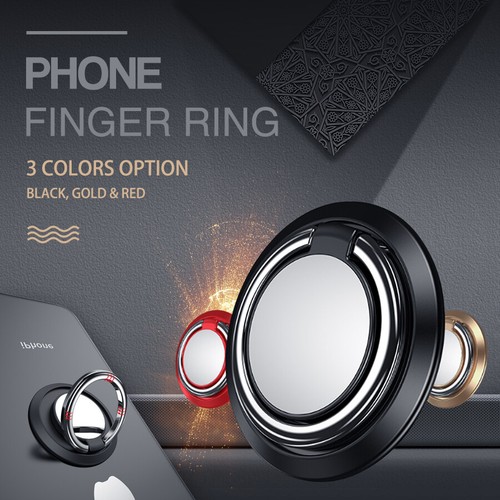 iRing Phone Ring Finger Holder Car Mount Hook iPhone Stand Mobile Grip ...