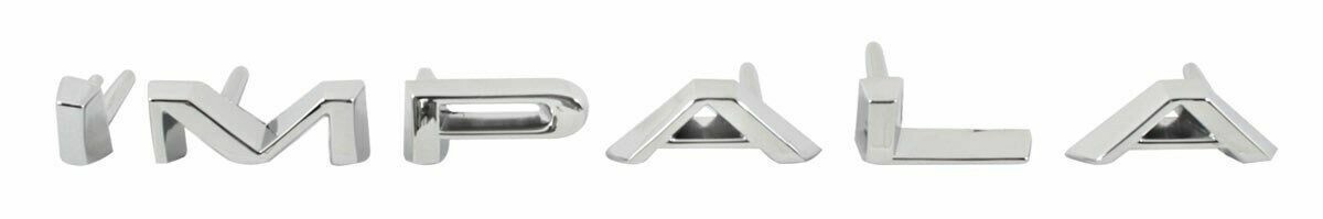 1965 1966 Chevy Impala Front Fender Letters IMPALA Made in USA Free ...