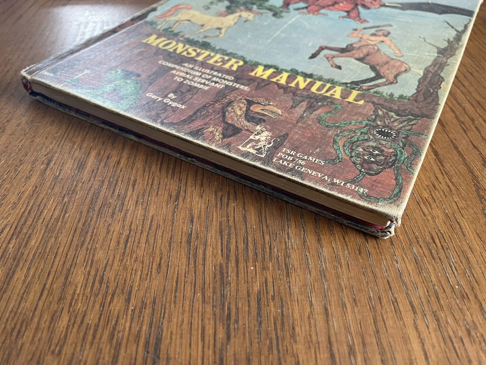 Advanced Dungeons & Dragons Monster Manual 1st Edition HC 1977 | eBay