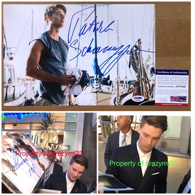 Patrick Schwarzenegger Signed White Lotus Arnold son Autograph PROOF ...
