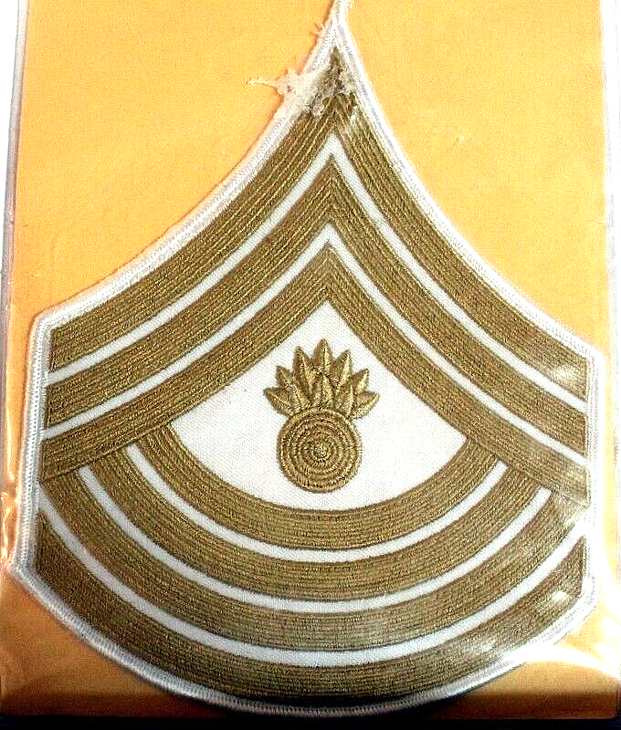 US Marine Corps Male Master Gunnery Sergeant White Mess Dress Stripes ...