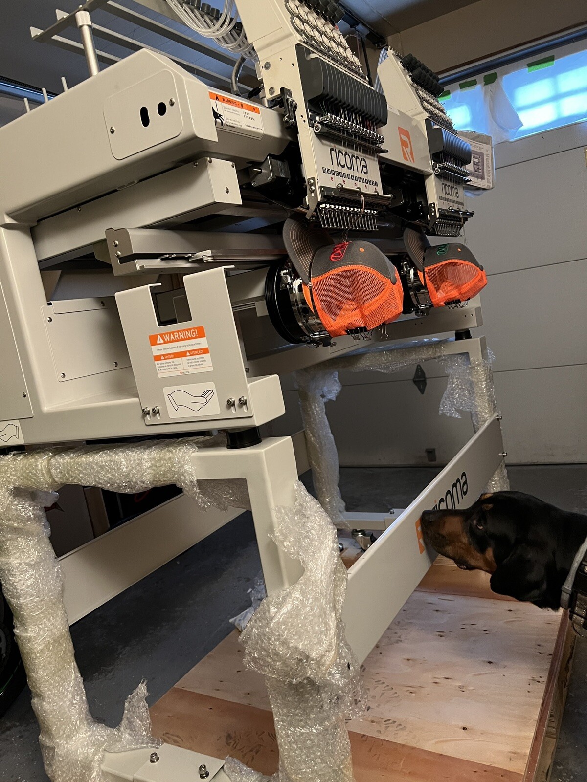 used commercial embroidery machines for sale | eBay