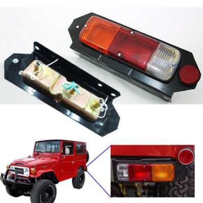 FOR TOYOTA LANDCRUISER FJ40 FJ45 Pair Tail Light Taillight Surround 40 ...